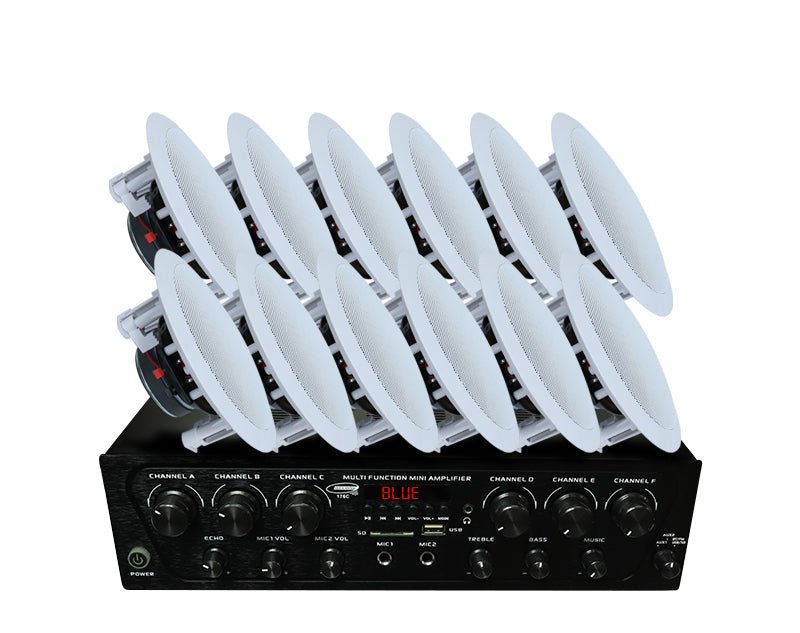 Ceiling speaker packages from $299. Ideal for Cafes and Restaurants