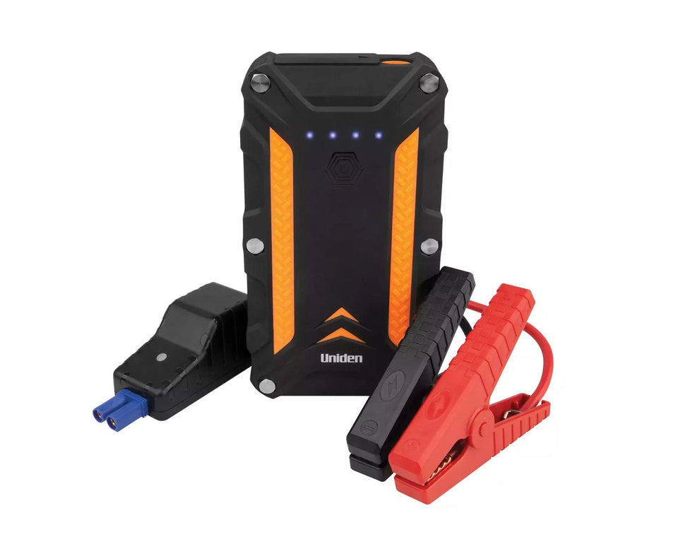 UNIDEN Waterproof Jumper Lead Car Start Emergency Kit with Powerbank 4